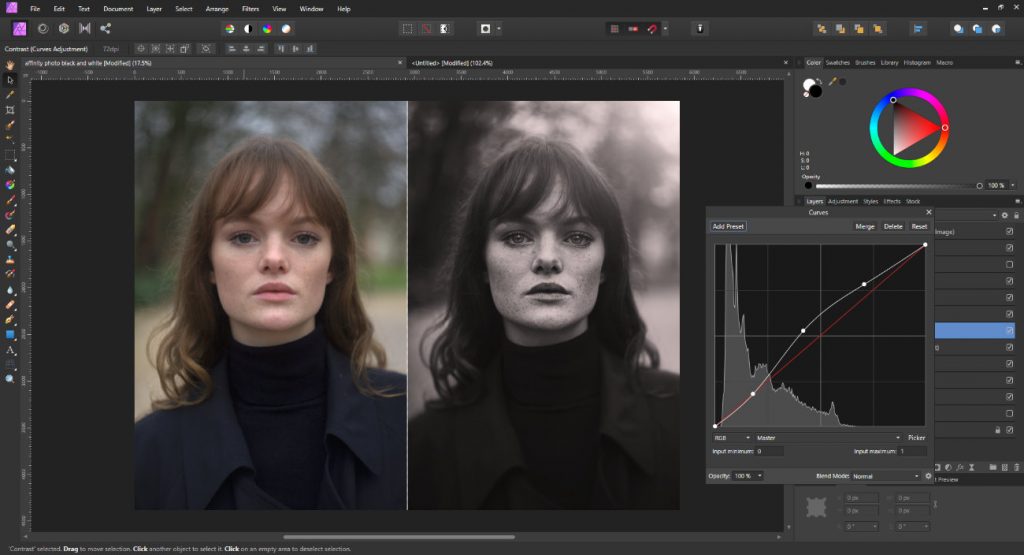 Free Affinity Photo Course: Techniques for cinematic black and white ...