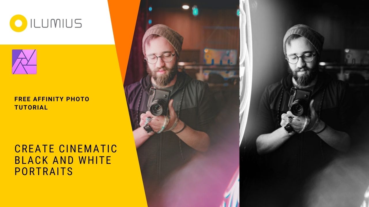 FREE AFFINITY PHOTO TUTORIAL: Create Cinematic black and white ...