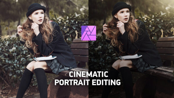 How to create cinematic moody portraits. Affinity Photo Tutorial ...